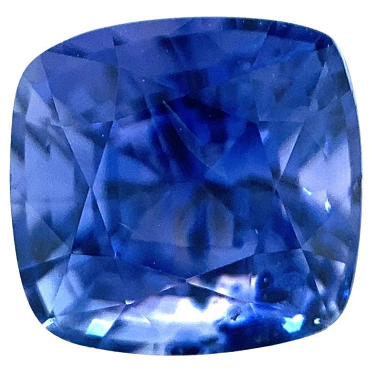 1.73ct Cushion Violetish Blue to Purple Sapphire GIA Certified Sri ...