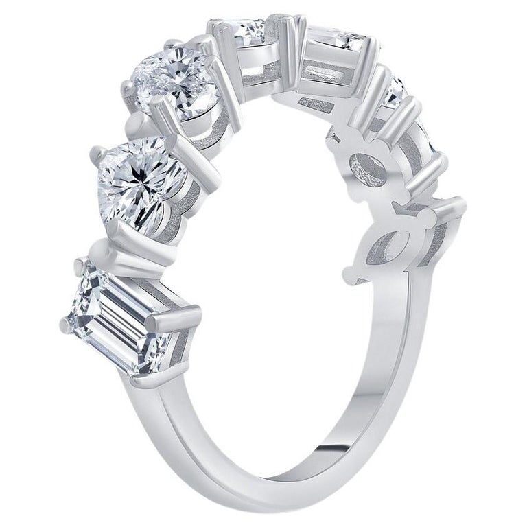 Customizable 1.75 Carat Multi-Shape Diamond Band For Sale at 1stDibs
