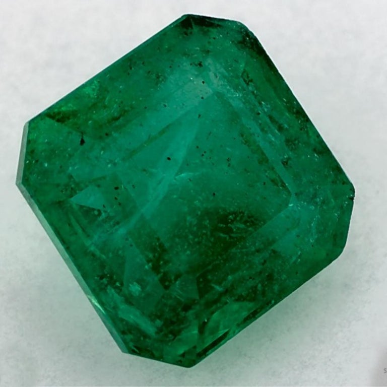 1.76 Carat Emerald Octagon Loose Gemstone For Sale at 1stDibs