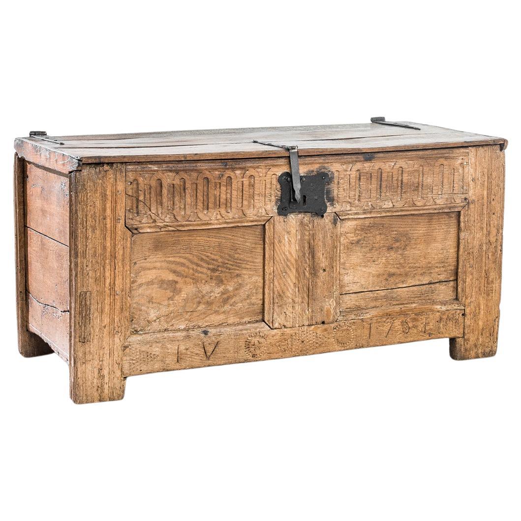 Rustic Moroccan Carved Wooden Trunk Chest at 1stDibs