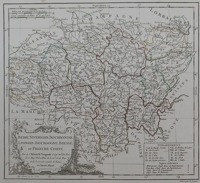 1762 Berri, Nivernois Bourbonois, Lyonois, Bourgogine, Bresse, et ...