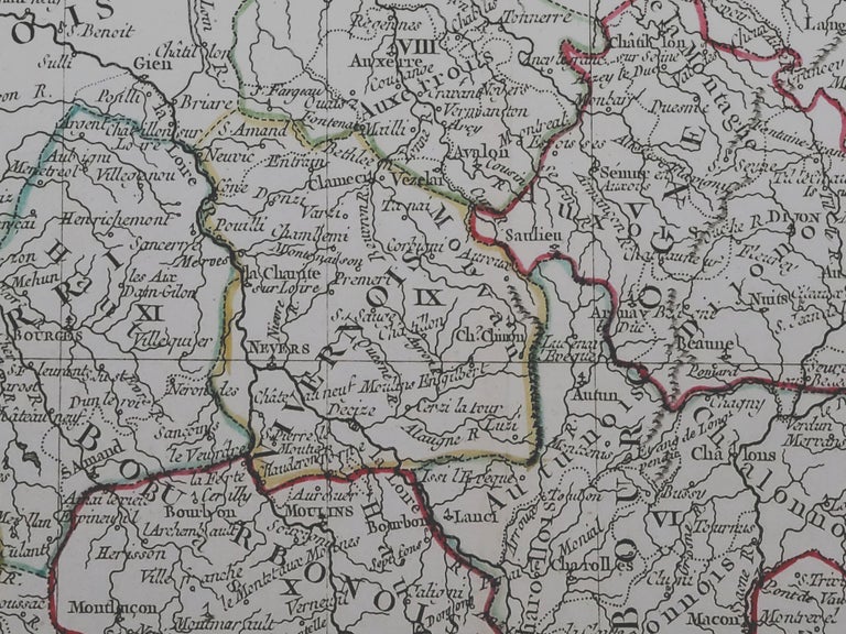 1762 Berri, Nivernois Bourbonois, Lyonois, Bourgogine, Bresse, et ...