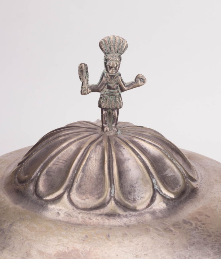 1780s Colonial Peruvian Silver Tureen with Scroll Shaped Handles For ...