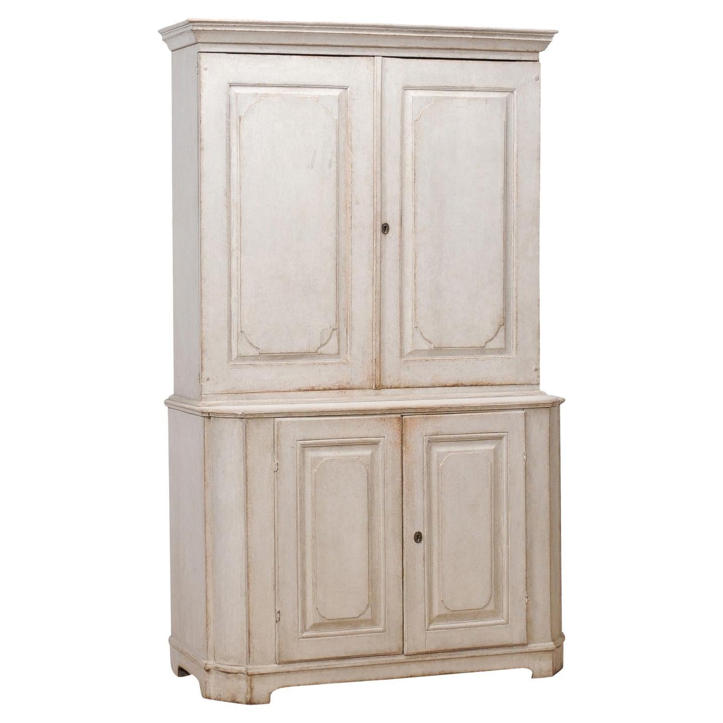 Swedish Egyptian Revival Period 1790s Painted Sofa with Carved ...