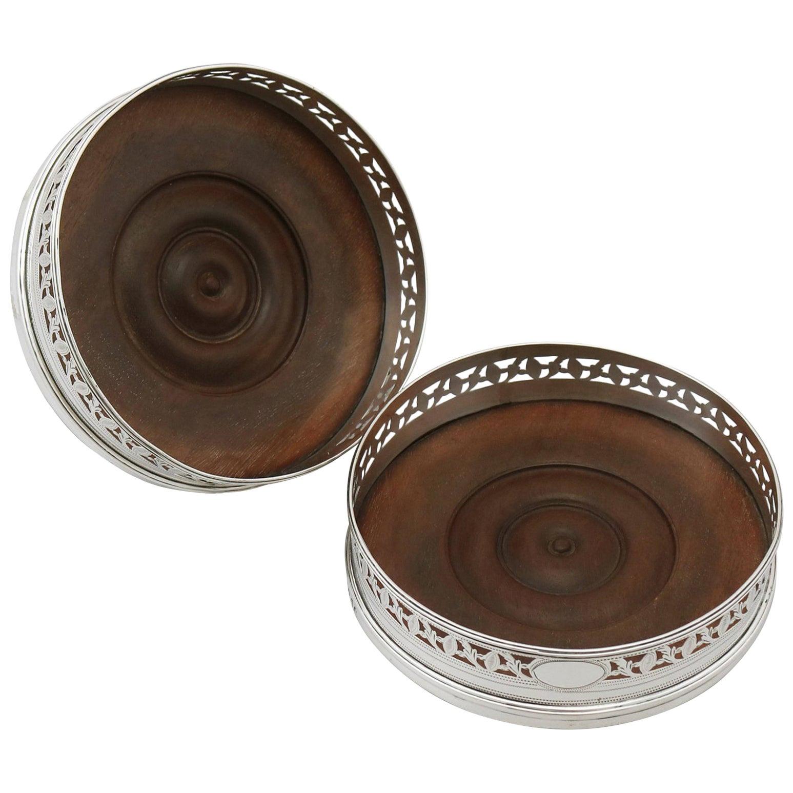 20th Century American Sterling Silver Coasters, Circa 1900 For Sale at ...