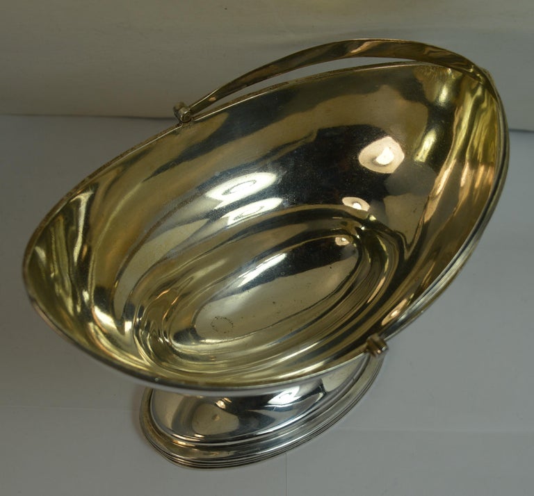 1796 Georgian Solid Silver Plain Meat Dish Bowl with Handle Batman at ...