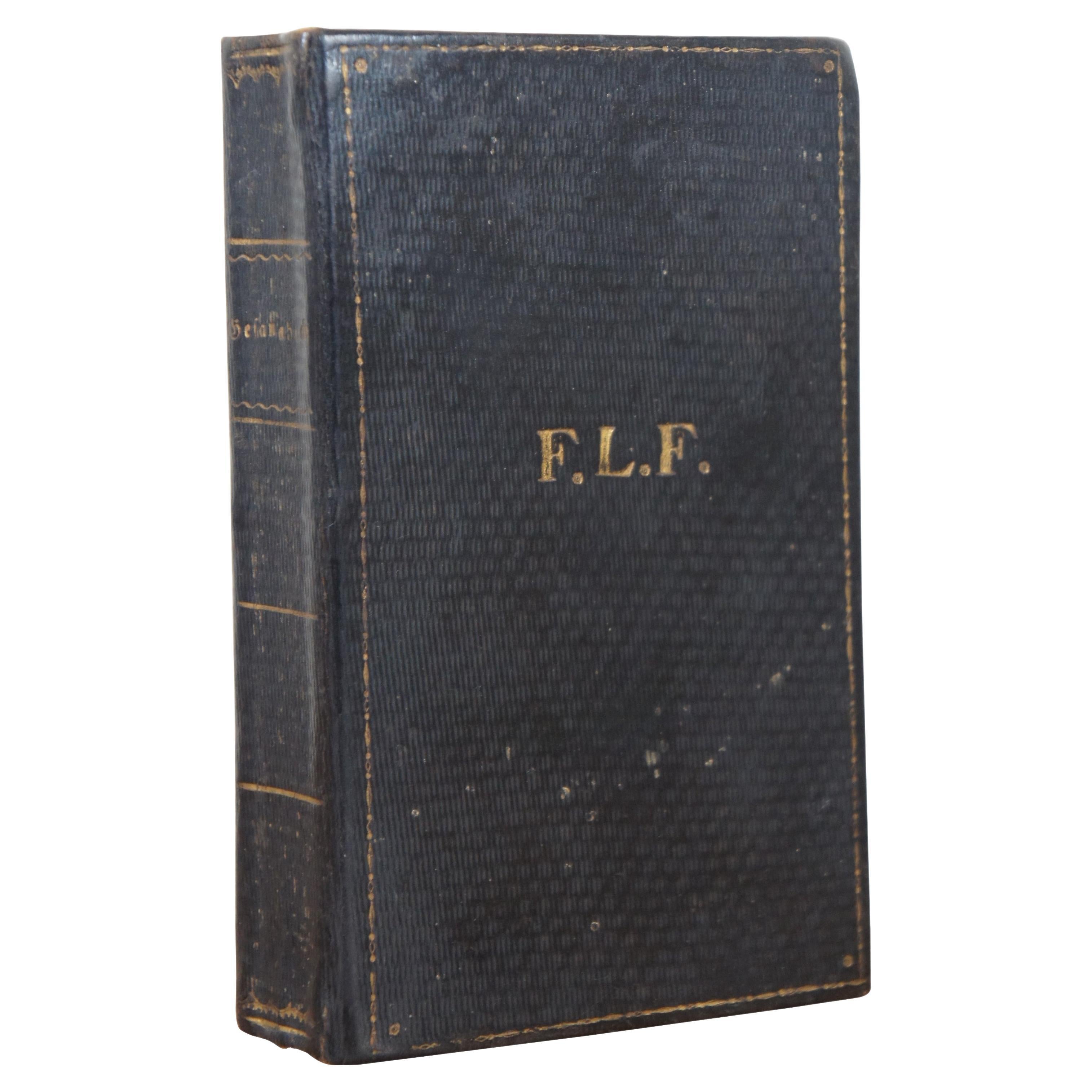 1798 Antique 18thC German Lutheran Evangelical Hymnal Gesangbuch Song ...