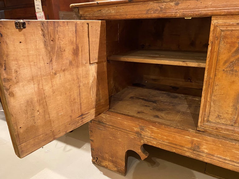 17th / 18th Century Continental Pine Storage Chest on Frame with ...