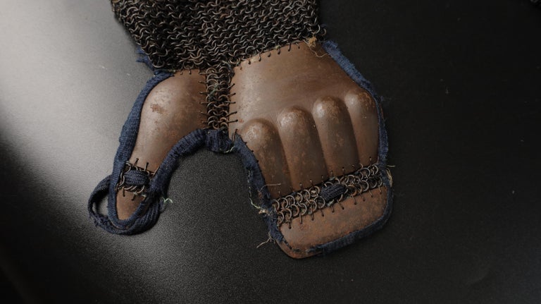 17th-18th Century Edo Period Samurai Armour Sangu Parts, 'Haidate and ...