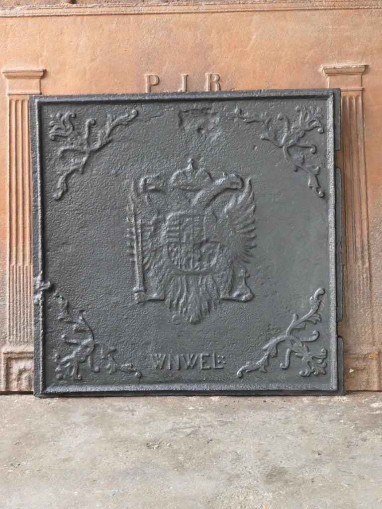 17th-18th Century, German Louis XIV Coat of Arms Fireback For Sale at ...
