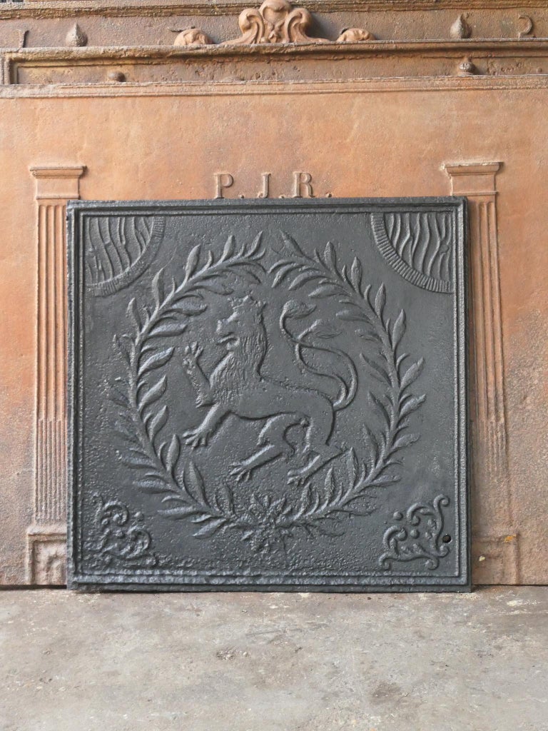 17th-18th Century, German Louis XIV Coat of Arms Fireback For Sale at ...