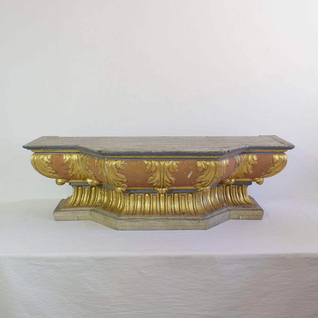 17th/18th Century, Italian Giltwood Baroque Altar at 1stDibs