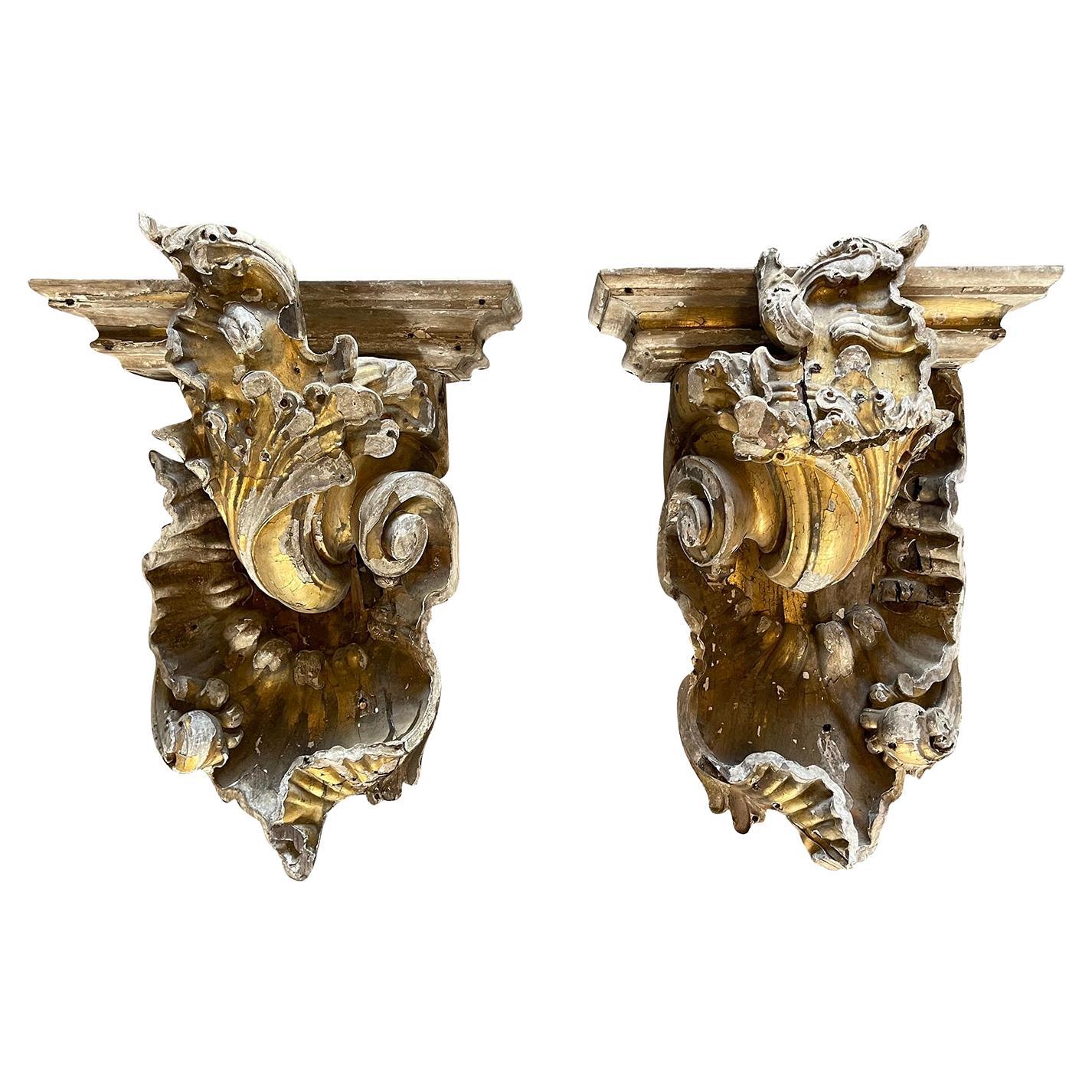 18th Century Brown Italian Rococo Carved Frieze Wall Panel, Antique ...