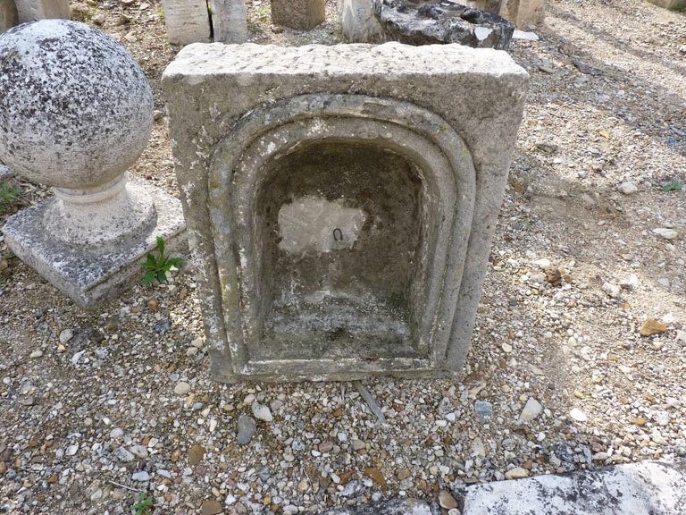 Hand Carved Stone Container Niche Decorative Object Planter Sink Basin ...