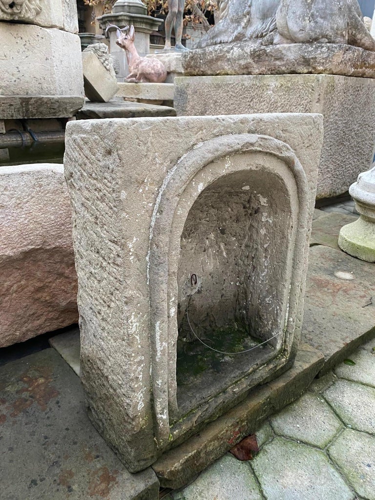 Hand Carved Stone Container Niche Decorative Object Planter Sink Basin ...