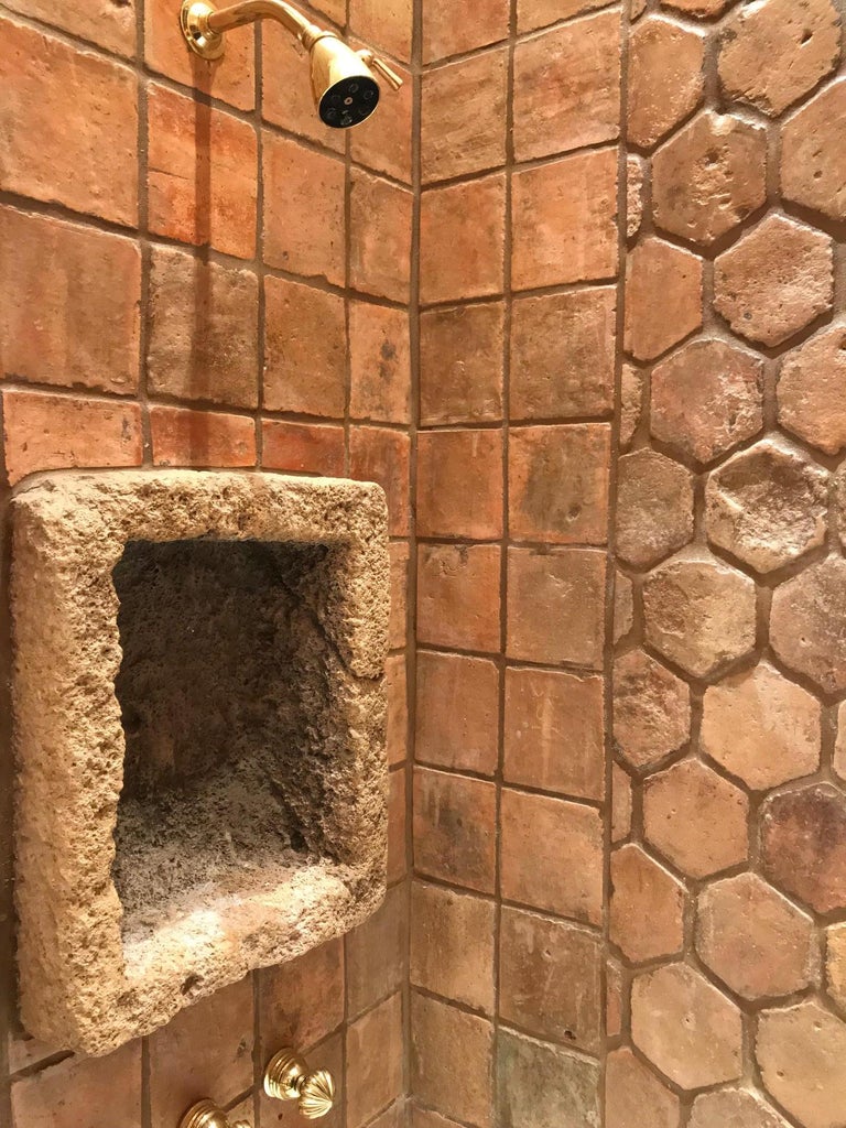 Hand Carved Stone Container Niche Decorative Object Planter Sink Basin ...