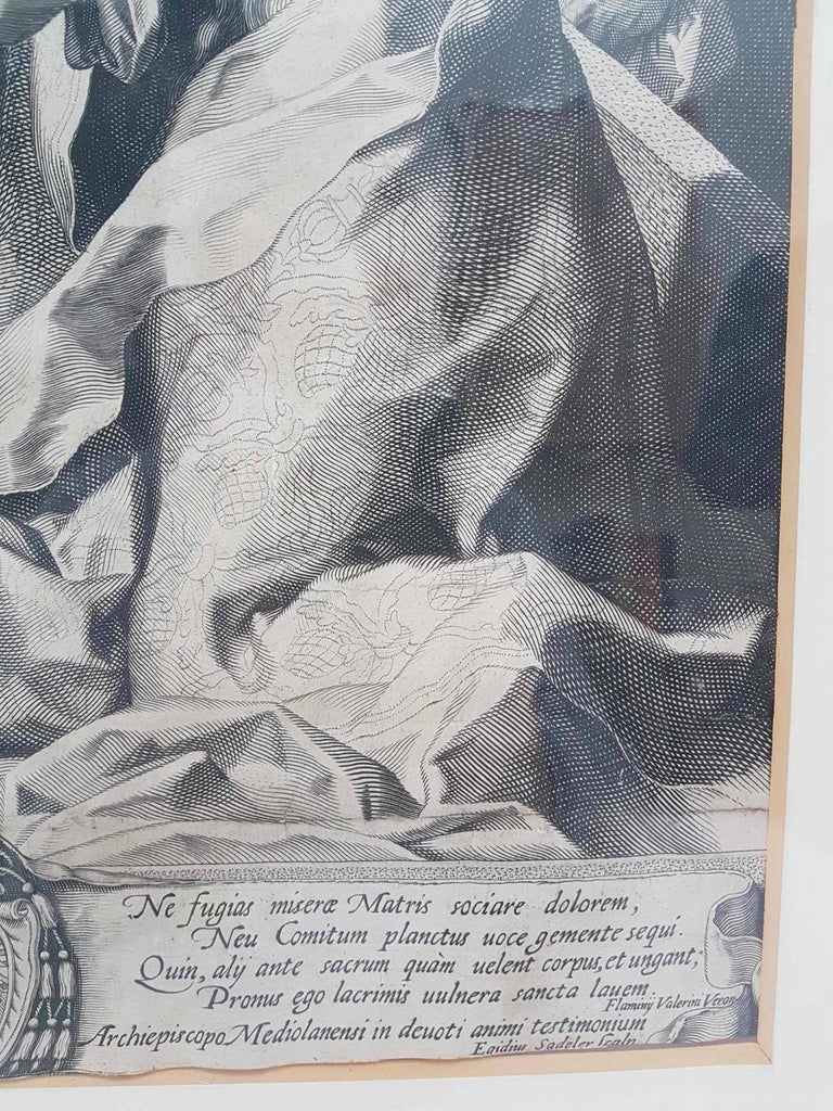 17th Century Aegidius Sadeler II Print "The Burial of Christ" at 1stDibs