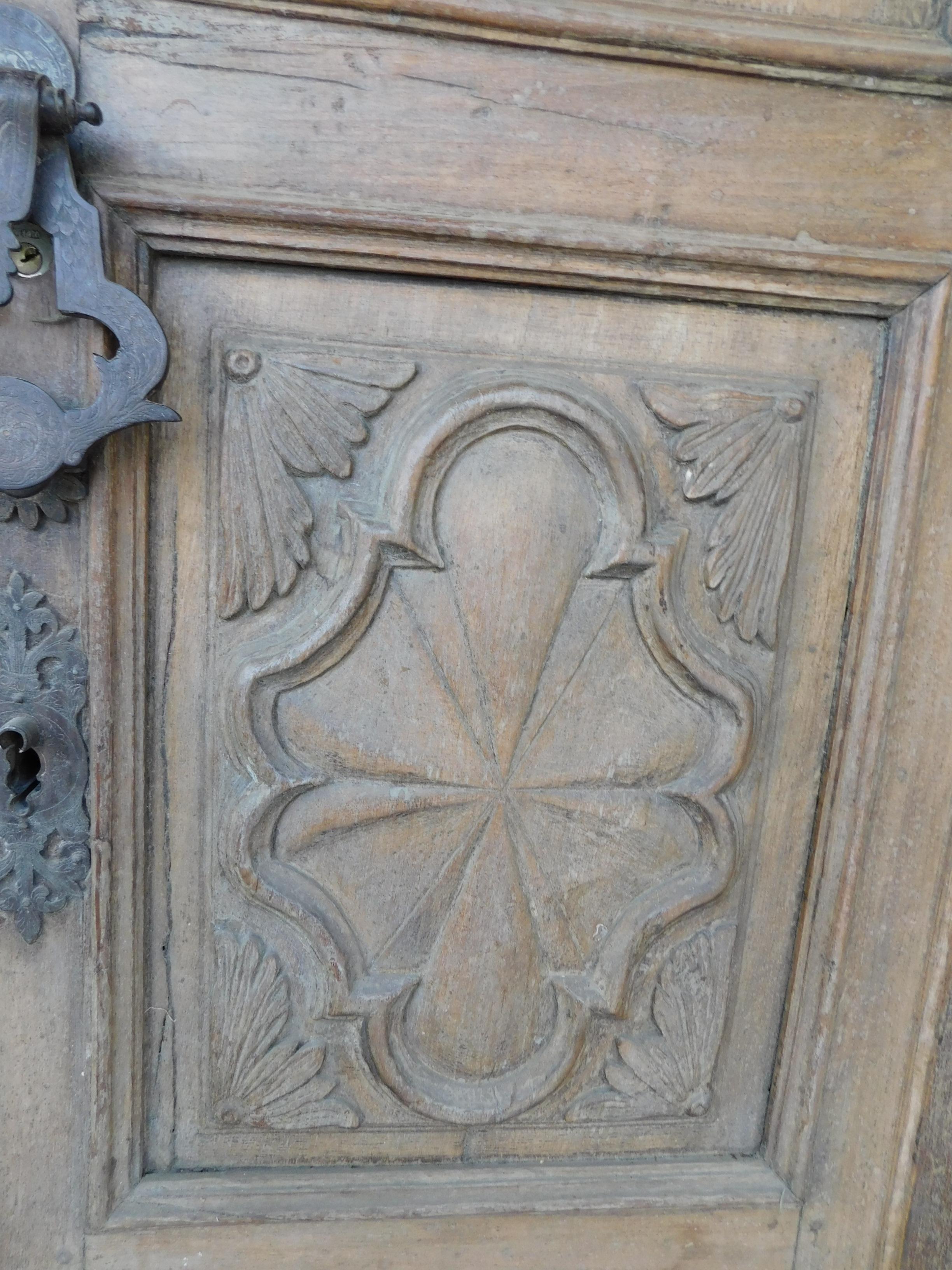 17th Century Antique Entrance Door, Baroque For Sale at 1stDibs