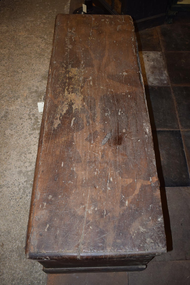 17th Century Antique French Oak Trunk from the Gothic Period For Sale ...