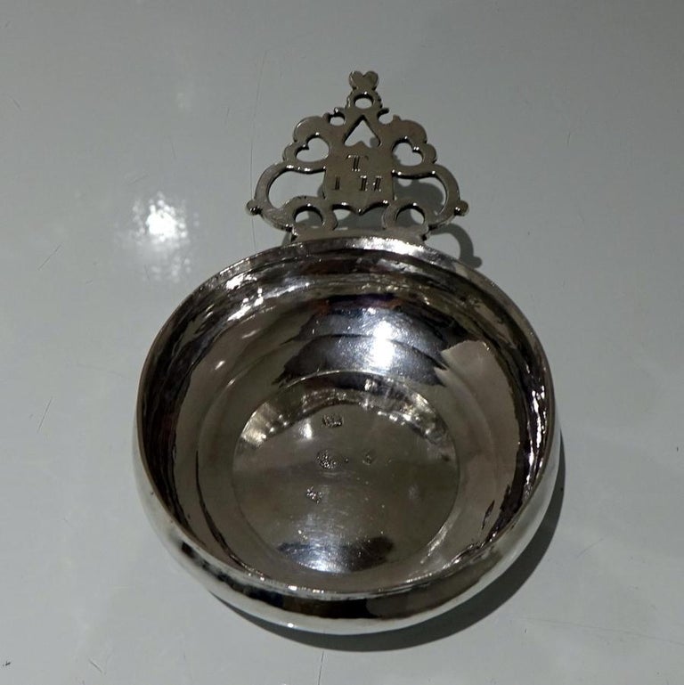 17th Century Antique William and Mary Sterling Silver Bleeding Bowl ...