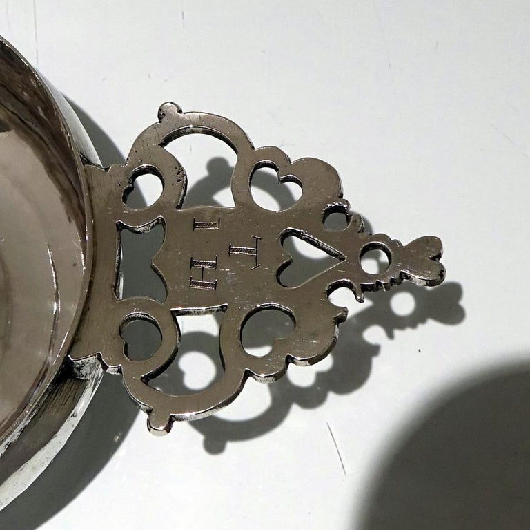 17th Century Antique William and Mary Sterling Silver Bleeding Bowl ...