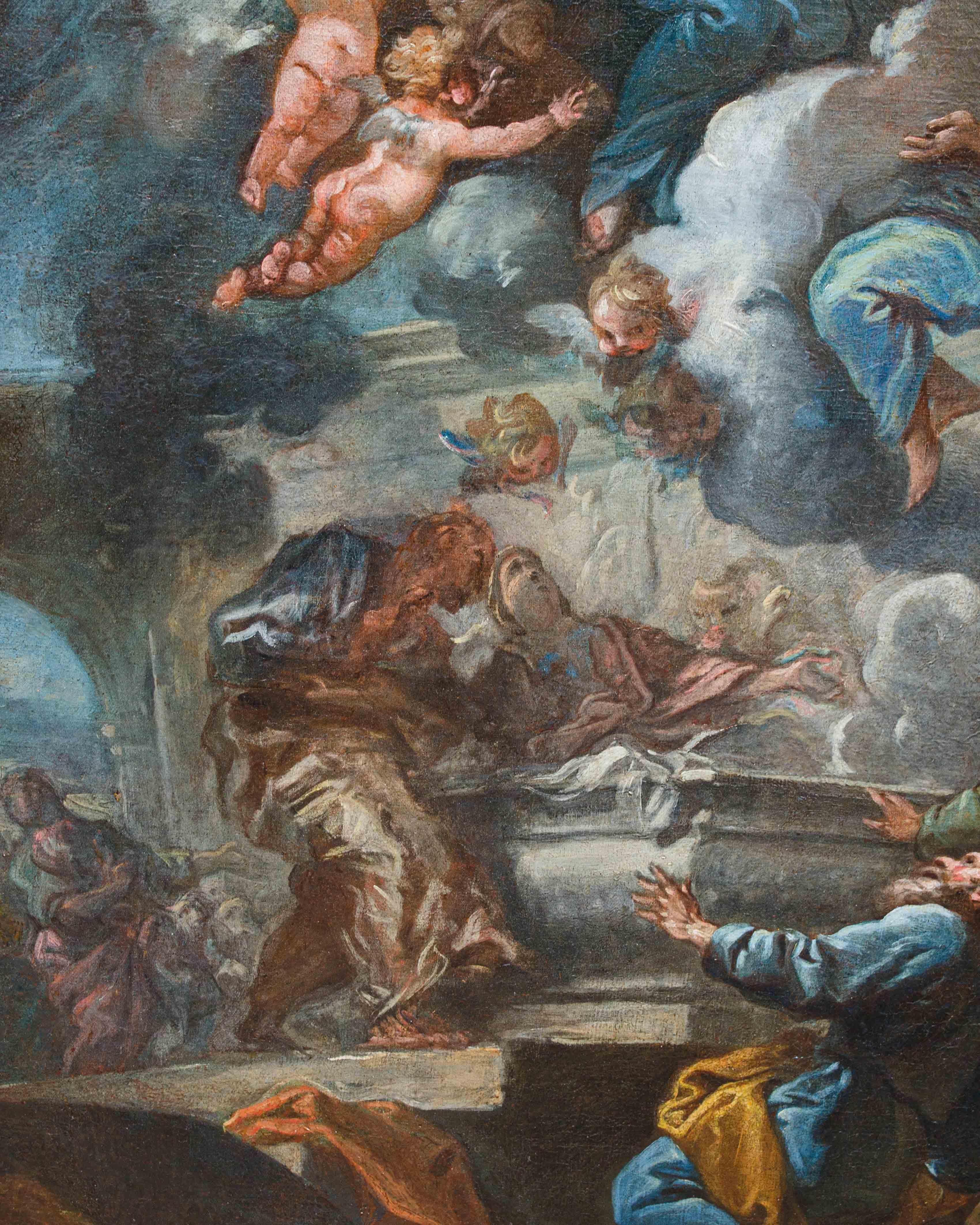 17th Century Assumption of the Virgin Oil on Canvas by Coli and ...