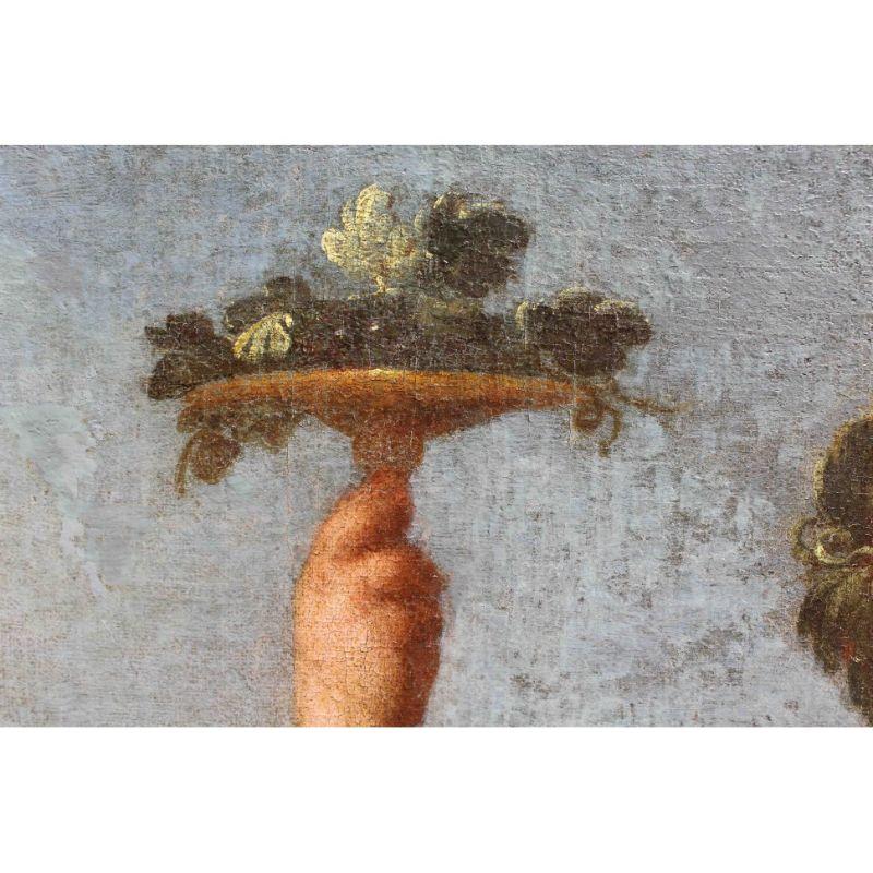 17th Century Bacchus Tuscan School Painting Oil on Canvas at 1stDibs