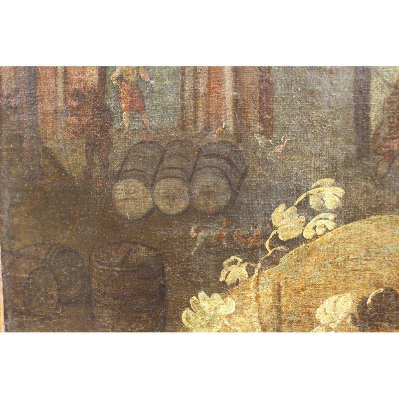 17th Century Bacchus Tuscan School Painting Oil on Canvas at 1stDibs