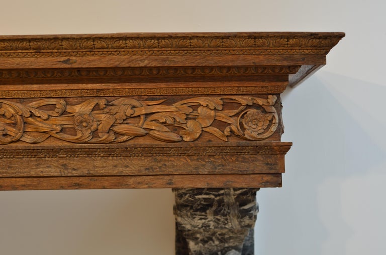 Unique 17th Century Baroque Dutch Fireplace For Sale at 1stDibs