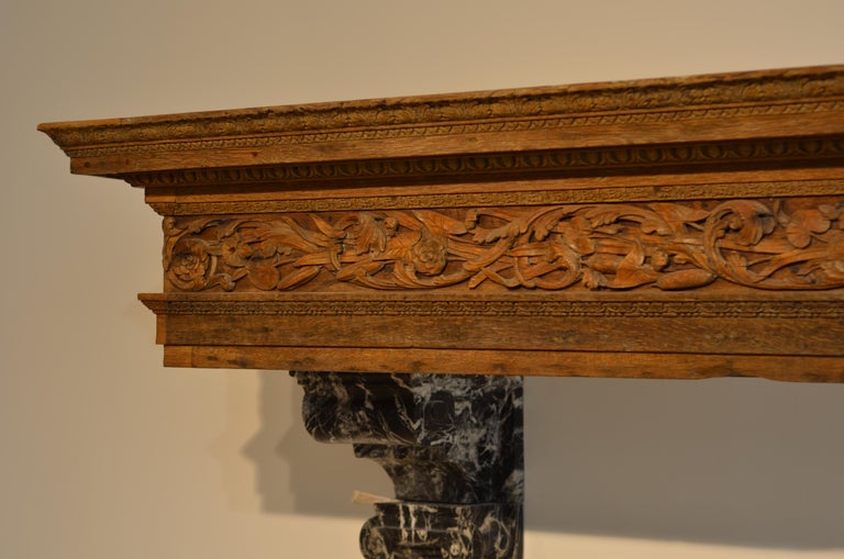 Unique 17th Century Baroque Dutch Fireplace For Sale at 1stDibs