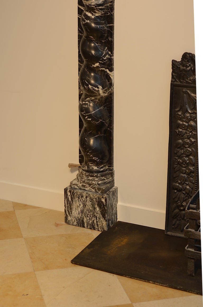 Unique 17th Century Baroque Dutch Fireplace For Sale at 1stDibs
