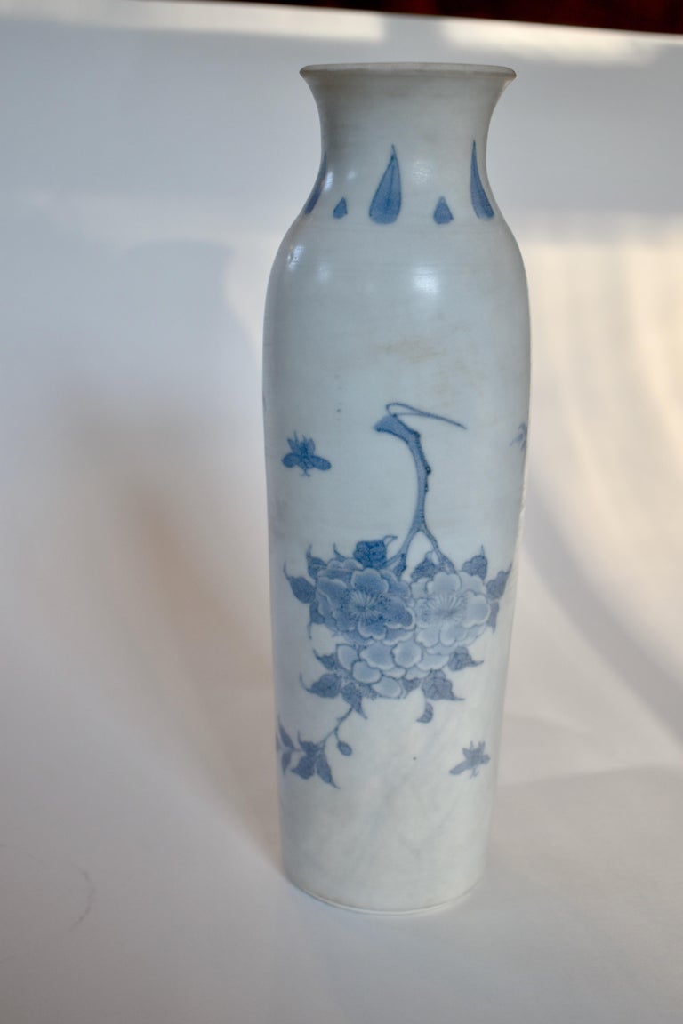 17th Century Blue and White Sleeve Vase from Hatcher Collection For ...