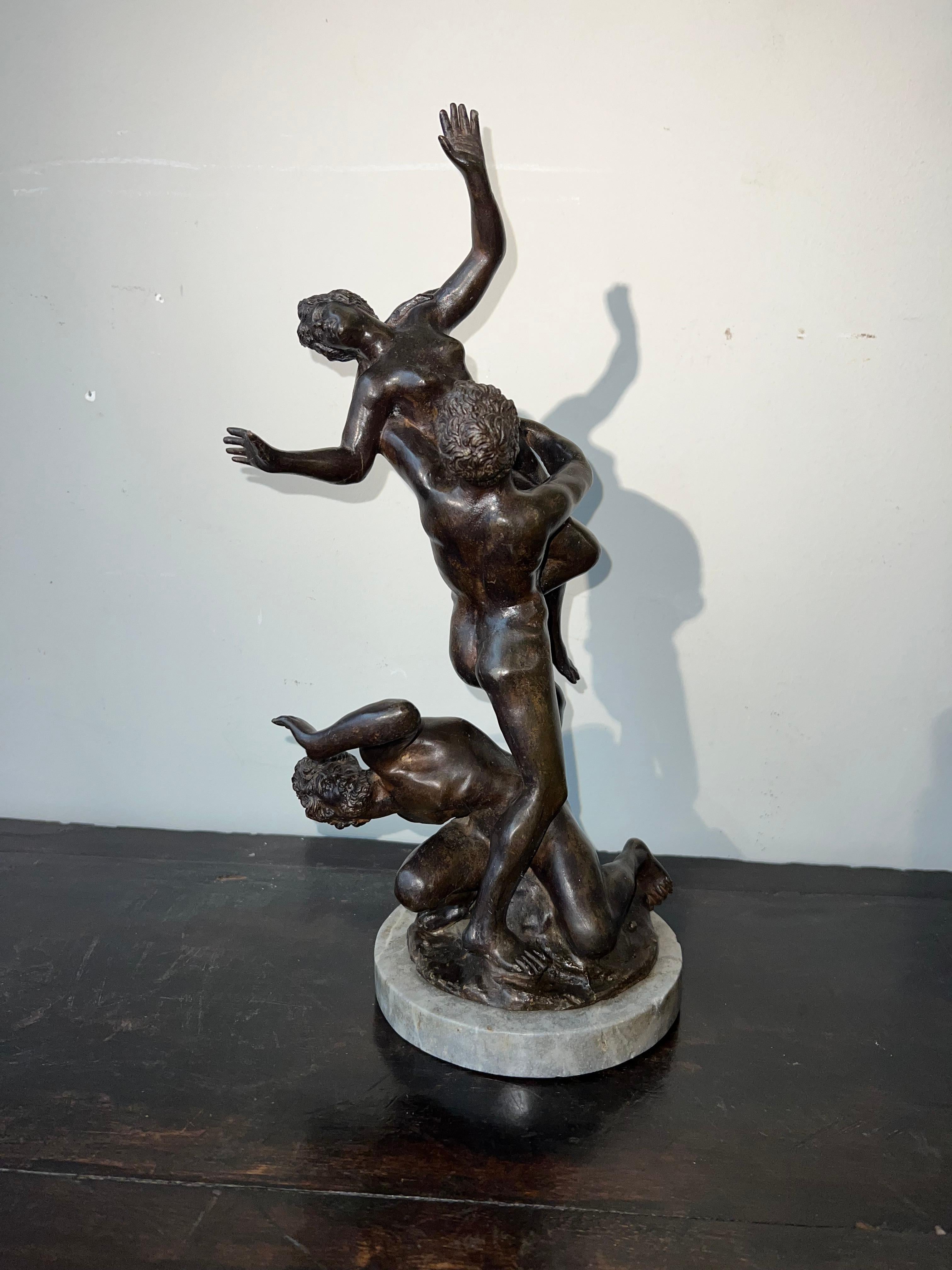 17th Century Bronze Figure, 'The Abduction of the Sabine Women' For ...