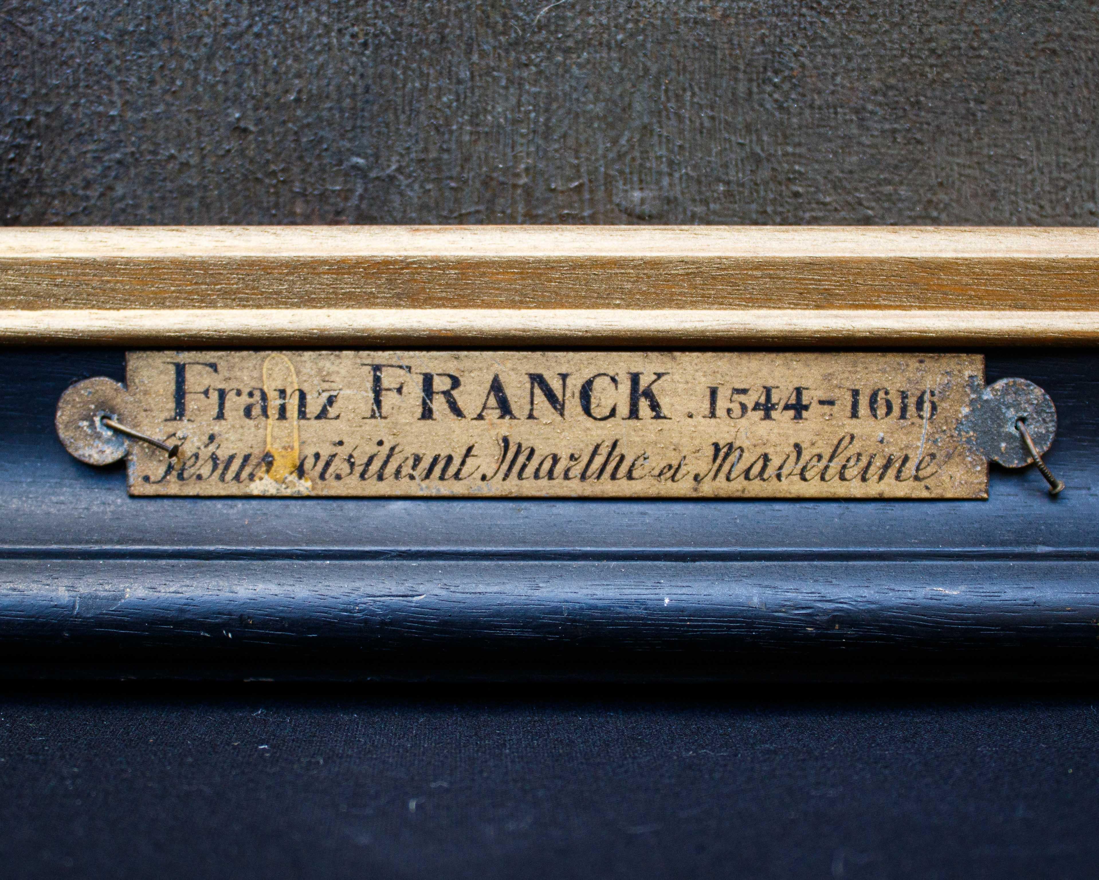 17th Century Christ in the house of Martha and Mary Circle of Frans ...