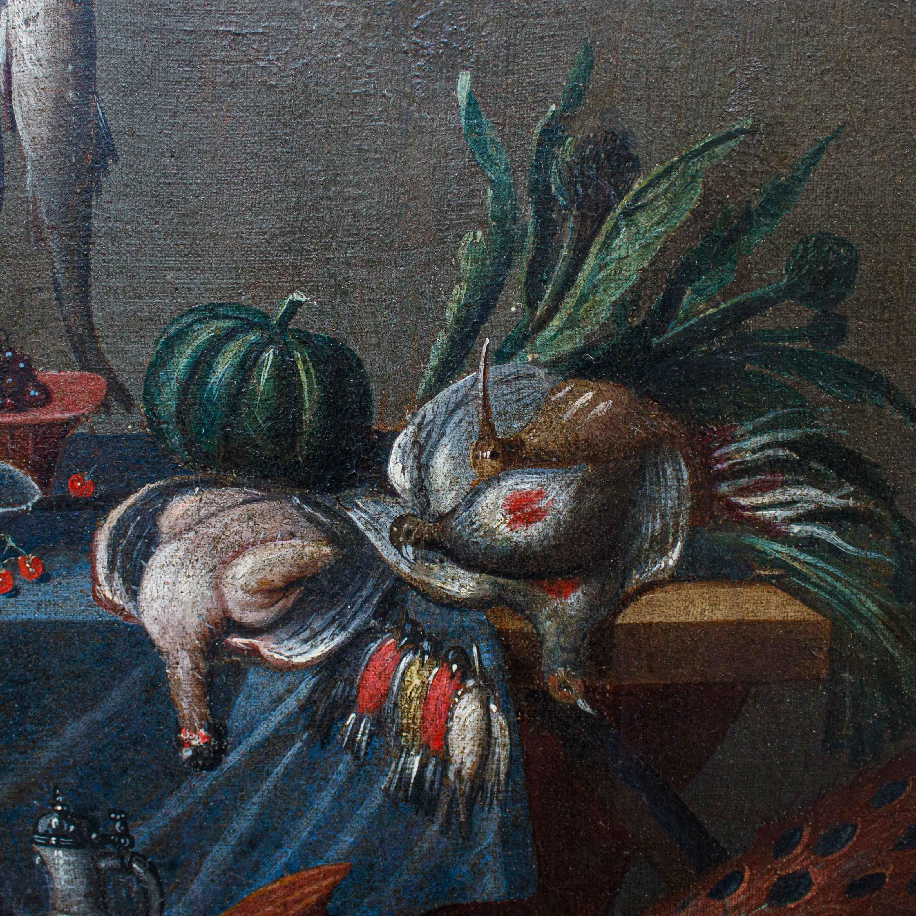 17th Century Christ in the house of Martha and Mary Circle of Frans ...