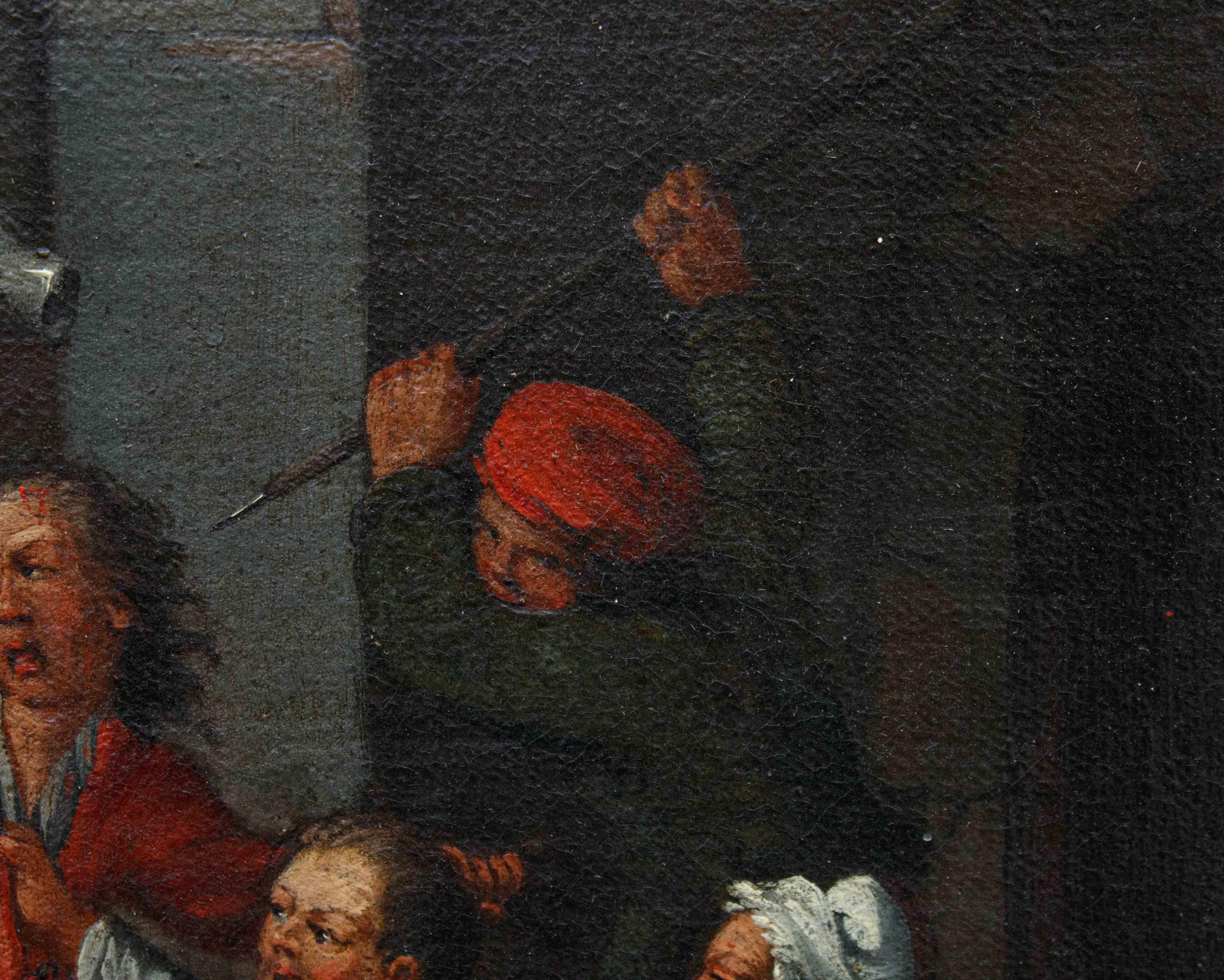 17th Century Couple of Popular Scenes Painting by Follower of Adriaen ...
