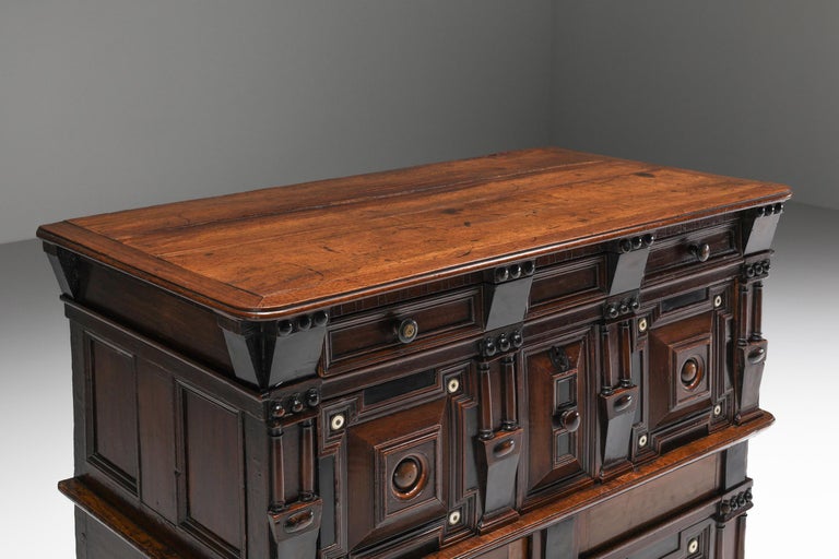 17th Century Dutch Antique Cabinet, Highboard, The Netherlands ...