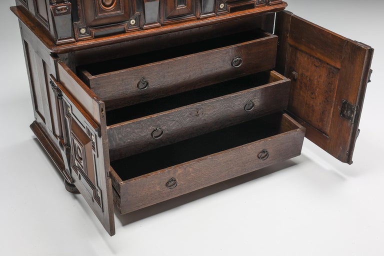 17th Century Dutch Antique Cabinet, Highboard, The Netherlands ...