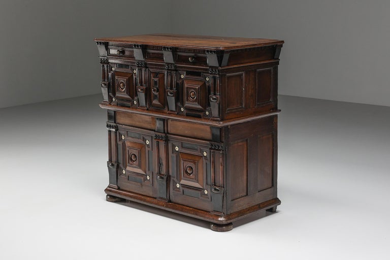 17th Century Dutch Antique Cabinet, Highboard, The Netherlands ...