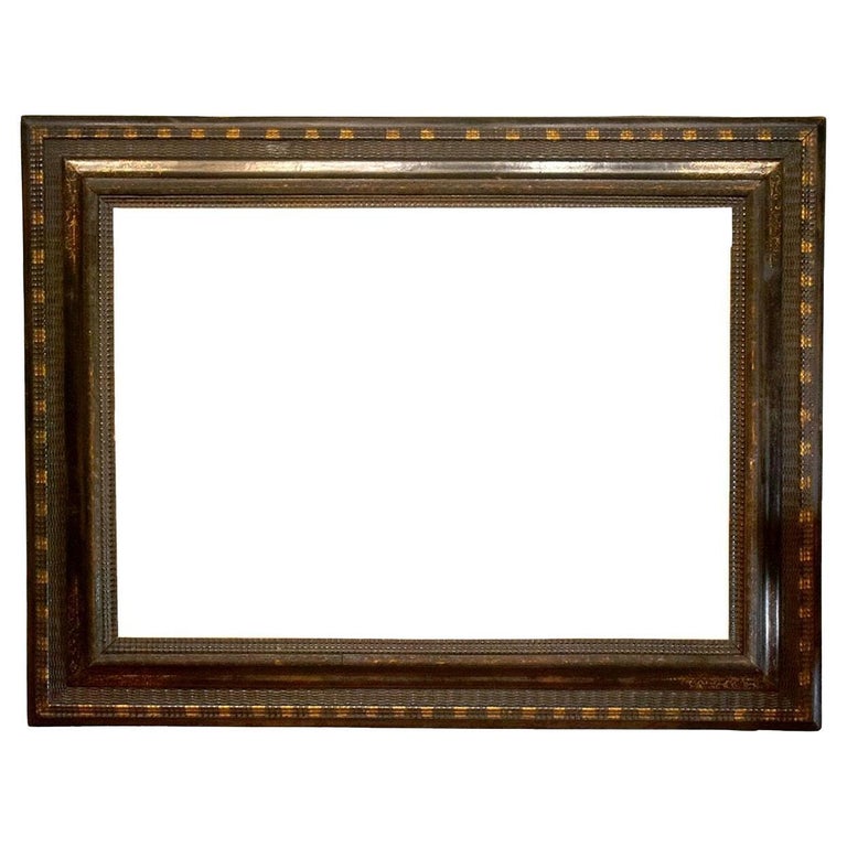 17th Century Dutch Ebonized 28x39 Picture Frame at 1stDibs