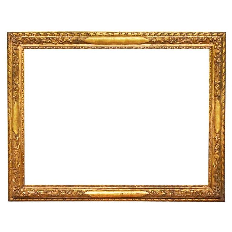 17th Century English Lely Gold 26x35 Picture Frame at 1stDibs