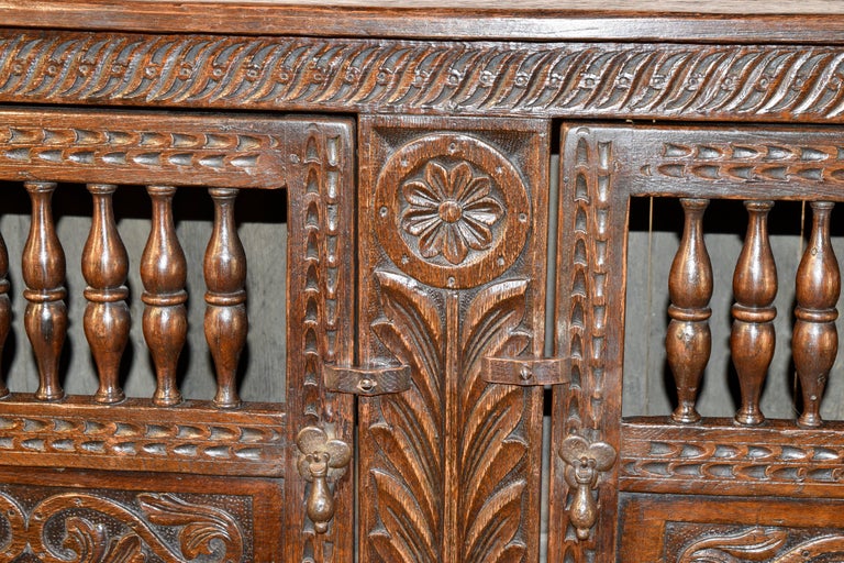 17th Century English Oak Aumbrey For Sale at 1stDibs
