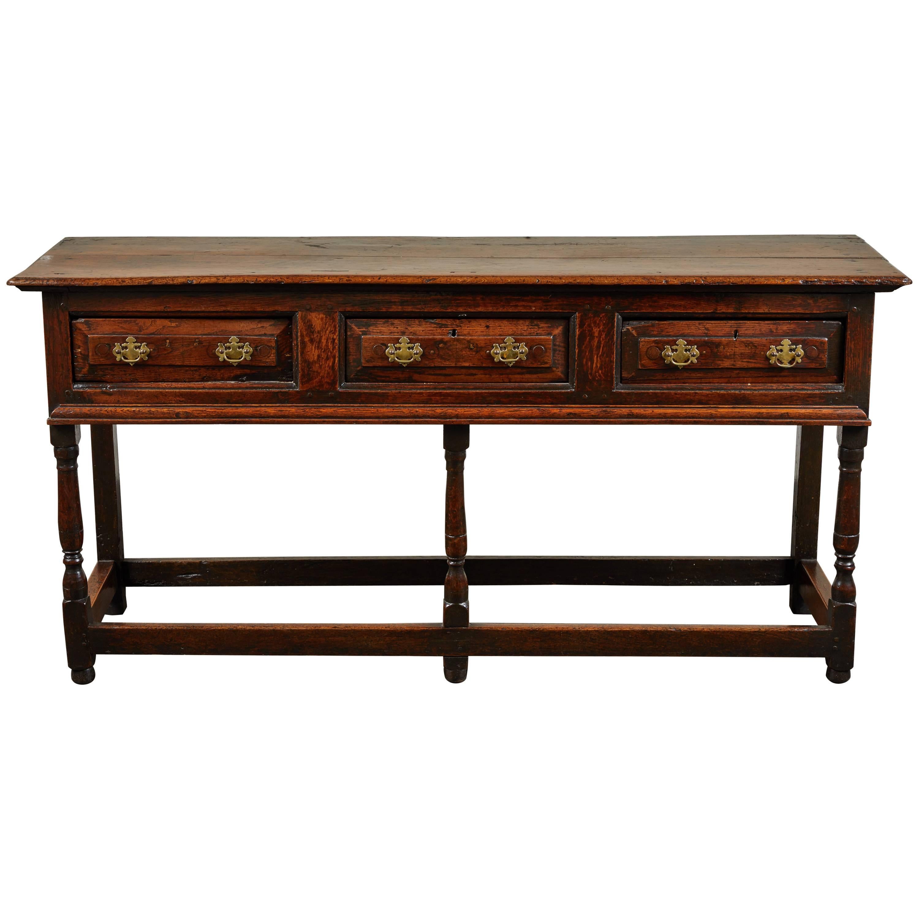 17th Century English Oak Jacobean Sideboard at 1stDibs