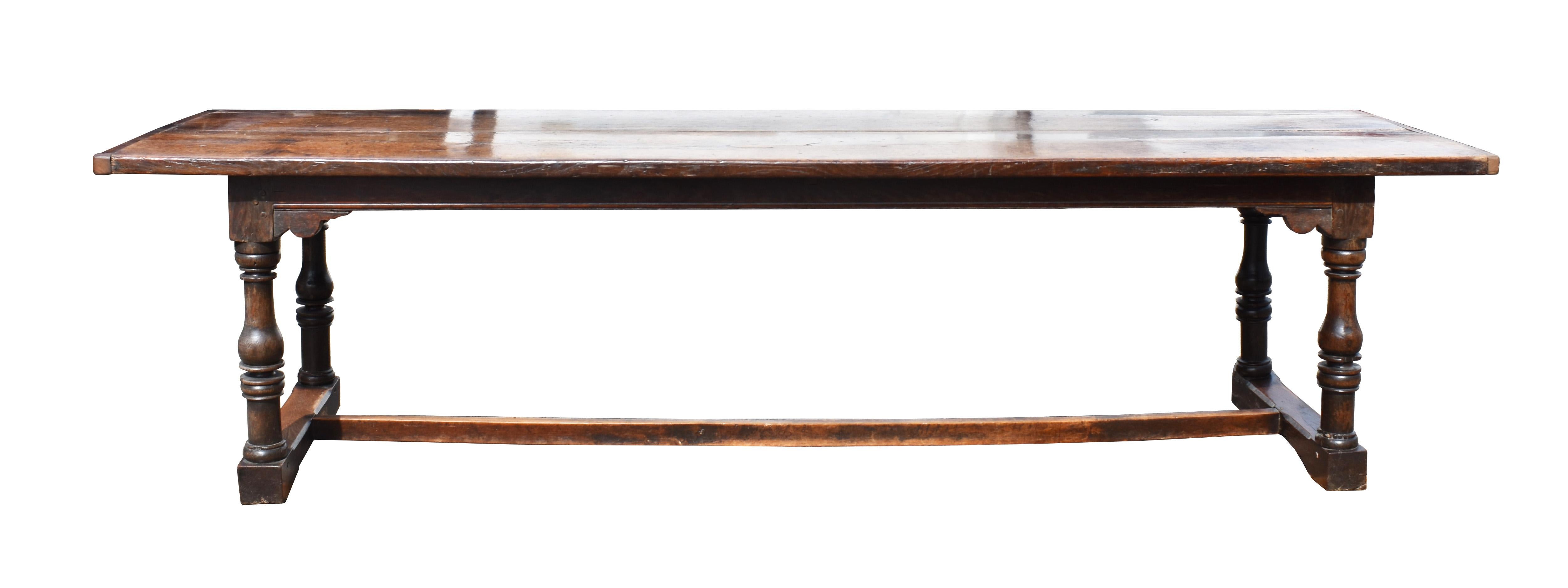 17th Century English Solid Oak Refectory Table at 1stDibs | 17th table