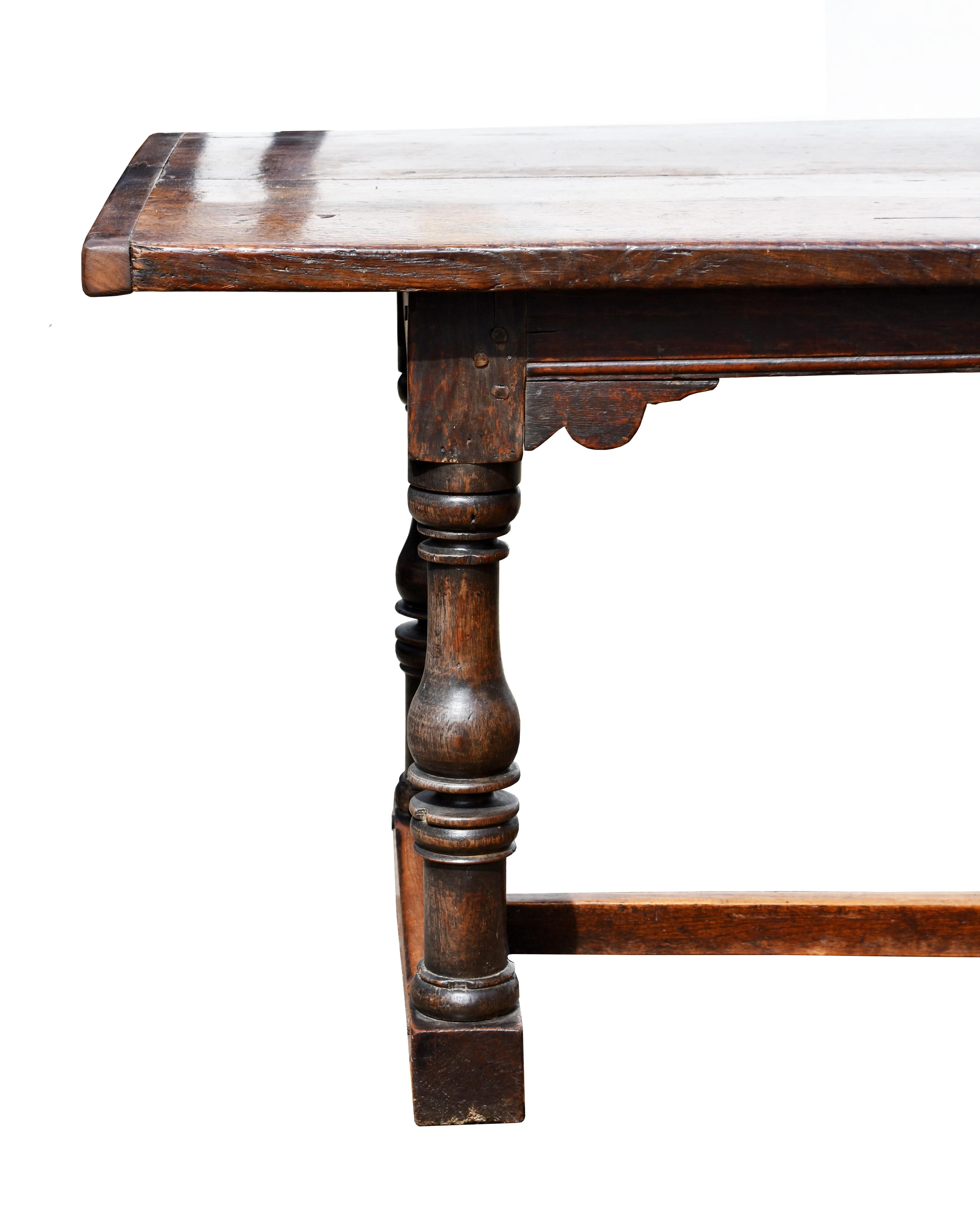 17th Century English Solid Oak Refectory Table at 1stDibs | 17th table