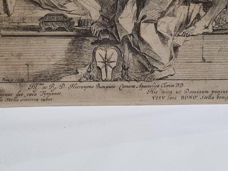 17th Century Etchingn "Adoration of the Magi" by Pietro Testa, circa ...
