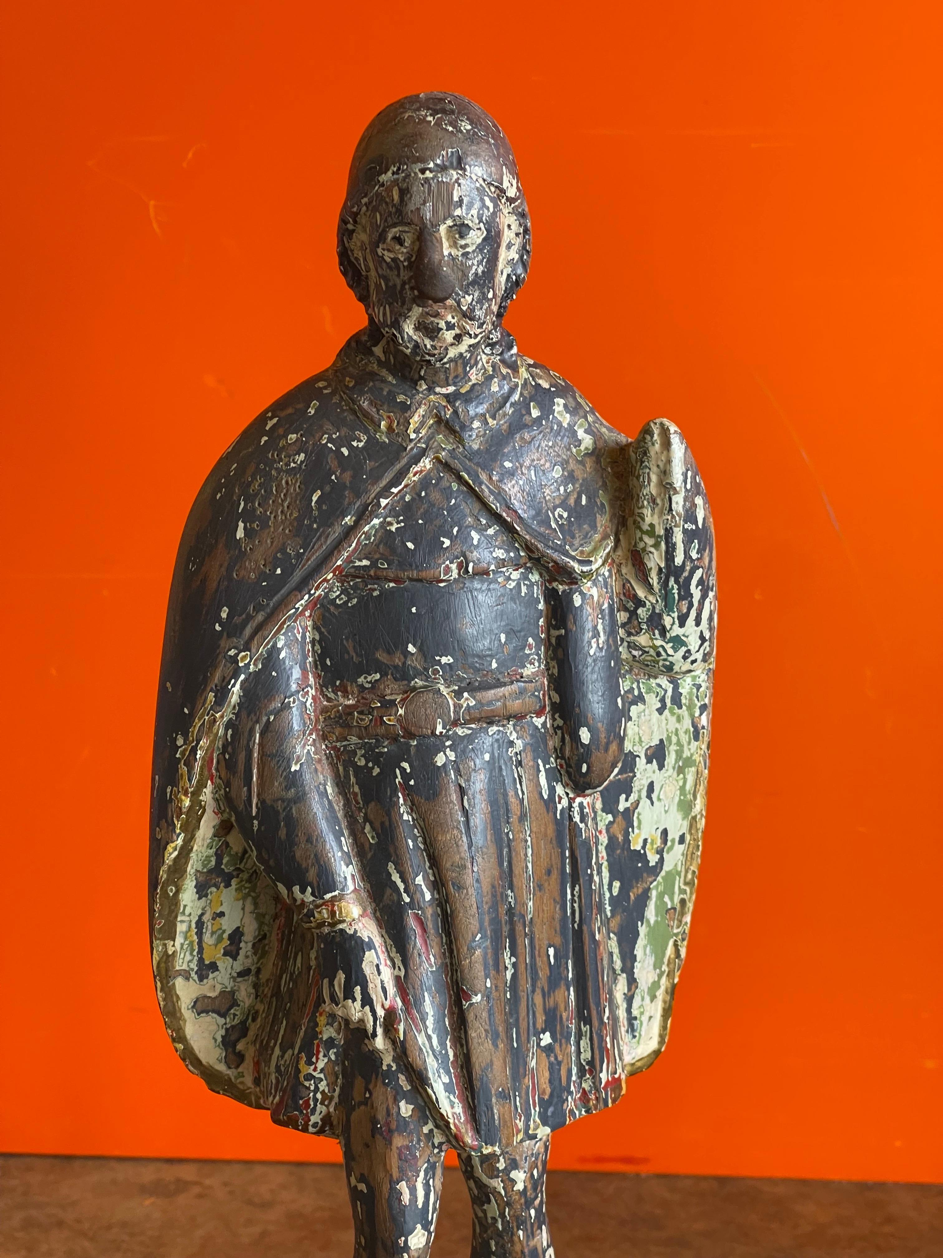 17th Century Filipino Polychrome Santos Carving "San Roque" For Sale at ...