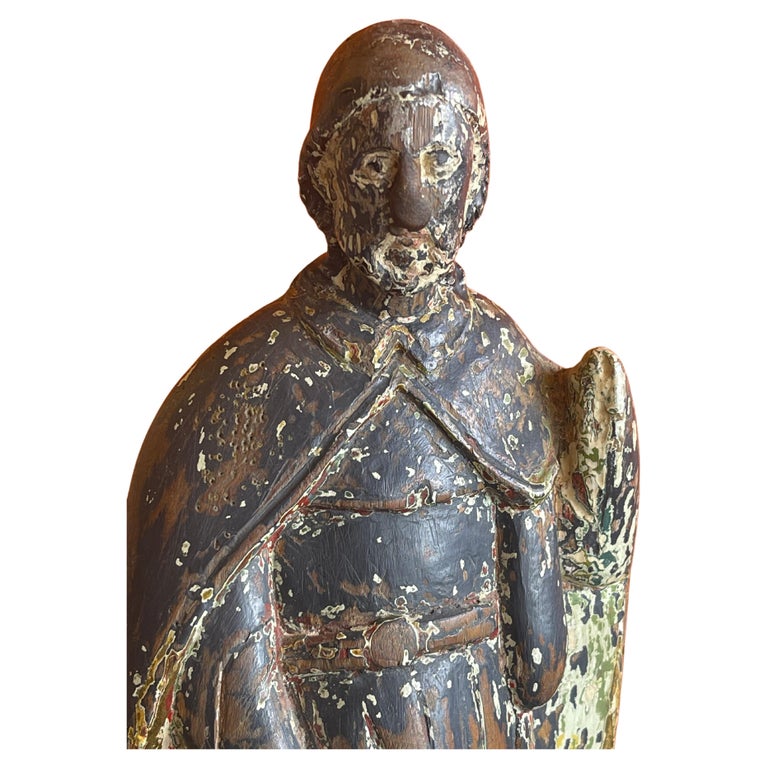 17th Century Filipino Polychrome Santos Carving "San Roque" For Sale at ...