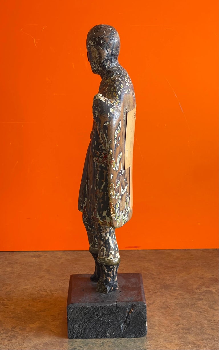 17th Century Filipino Polychrome Santos Carving "San Roque" For Sale at ...