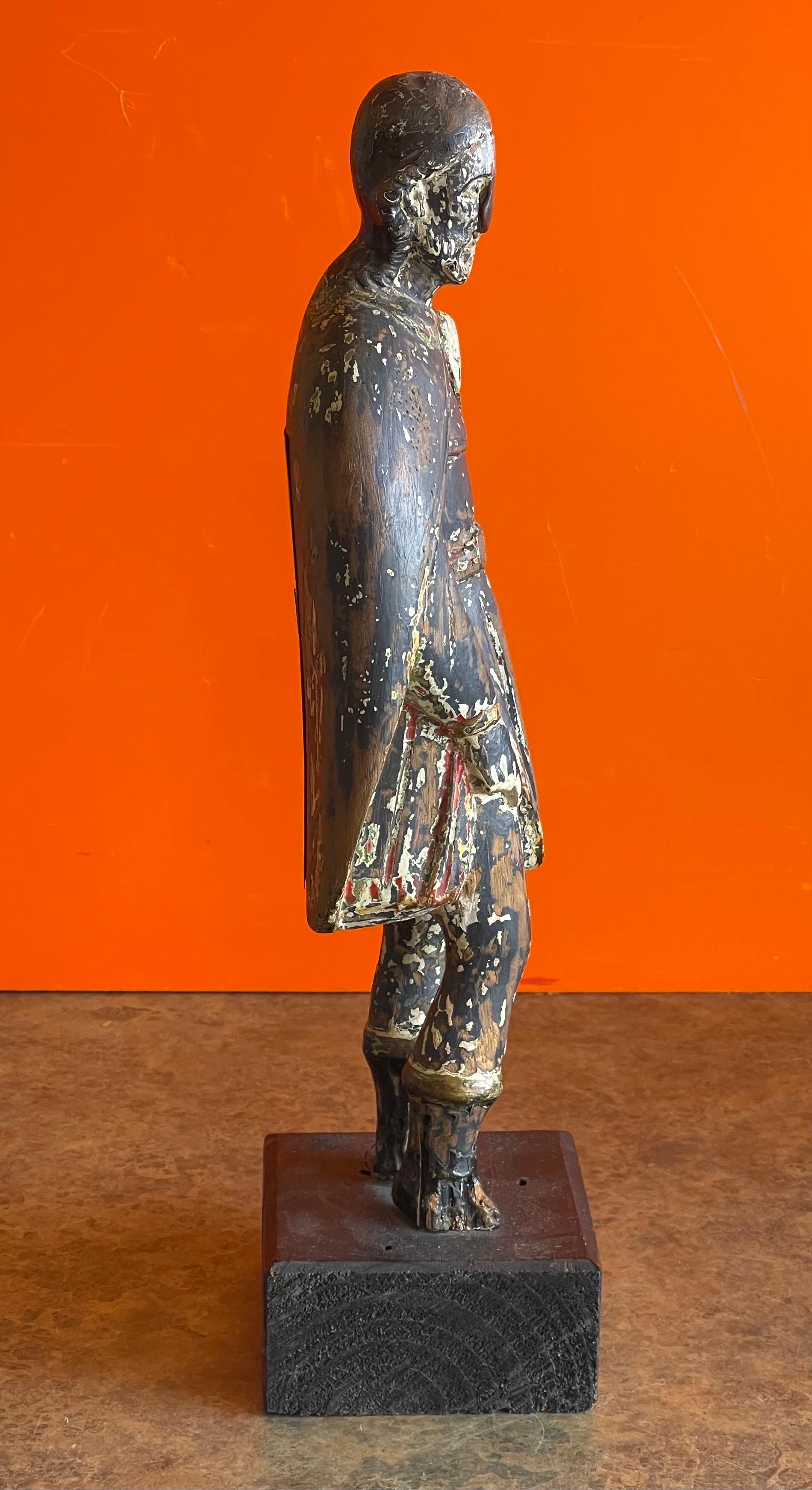 17th Century Filipino Polychrome Santos Carving "San Roque" For Sale at ...